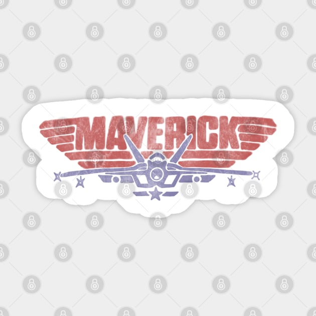 Top Gun Maverick Vintage - Top Gun Maverick - Sticker | TeePublic