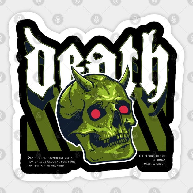 Deadly Skull - Astronaut - Sticker | TeePublic