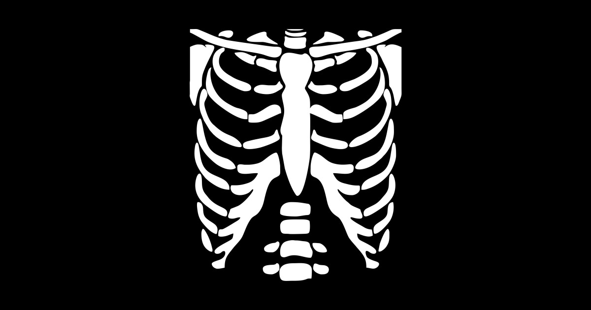 skeleton Halloween Costume Rib cage Anatomy - Skeleton Halloween ...