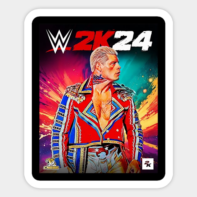Cody Rhodes 2024 - Cody Rhodes - Sticker | TeePublic