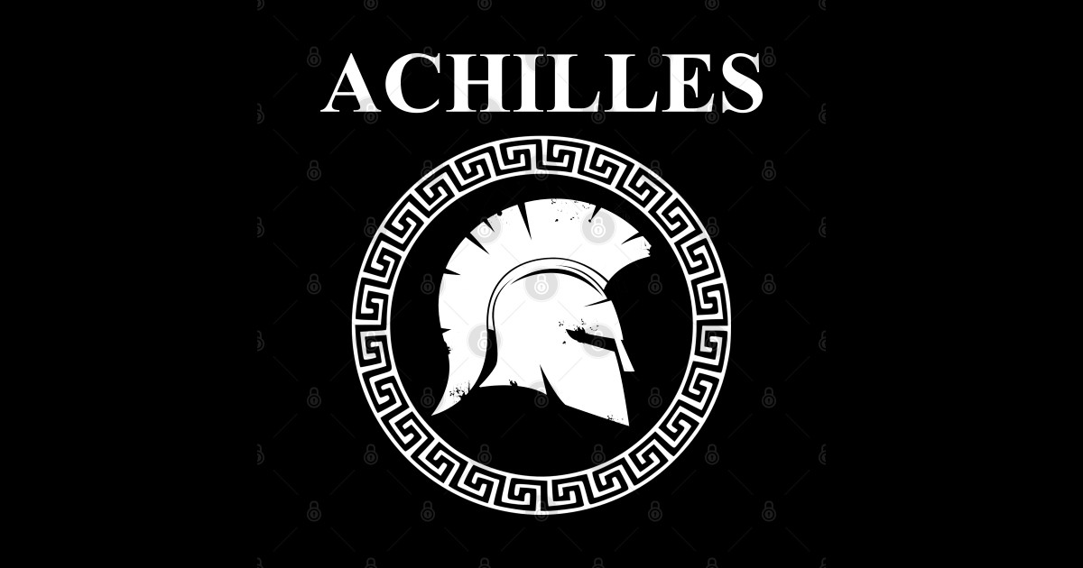 Achilles Ancient Greek Warrior - Achilles - Sticker | TeePublic