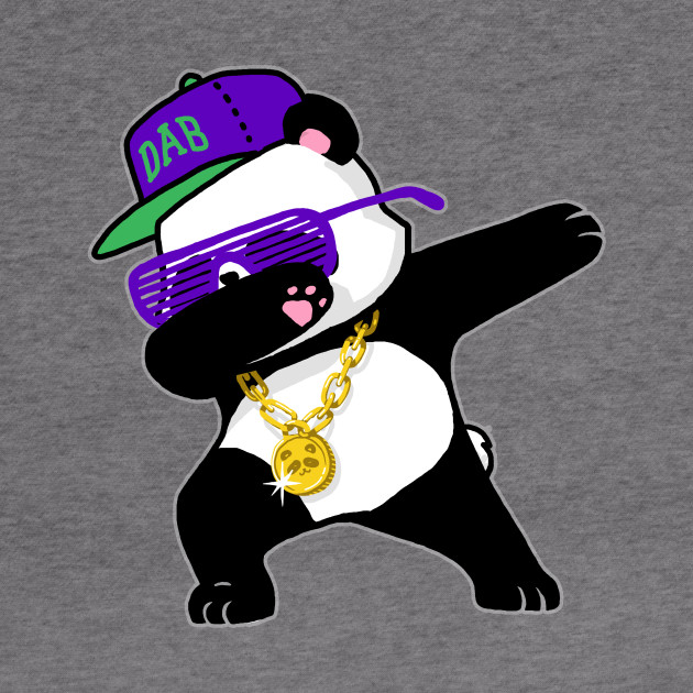 Dabbing Panda Funny Shirt Dab Hip Hop - Panda - Hoodie | TeePublic