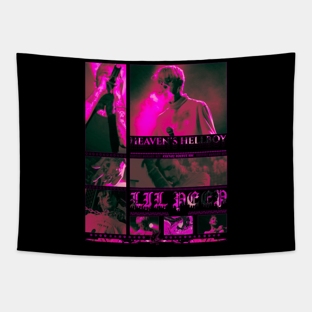 Lil Peep Pink - Lil Peep - Tapestry sold by Ben Fearnley | SKU 1065470 ...