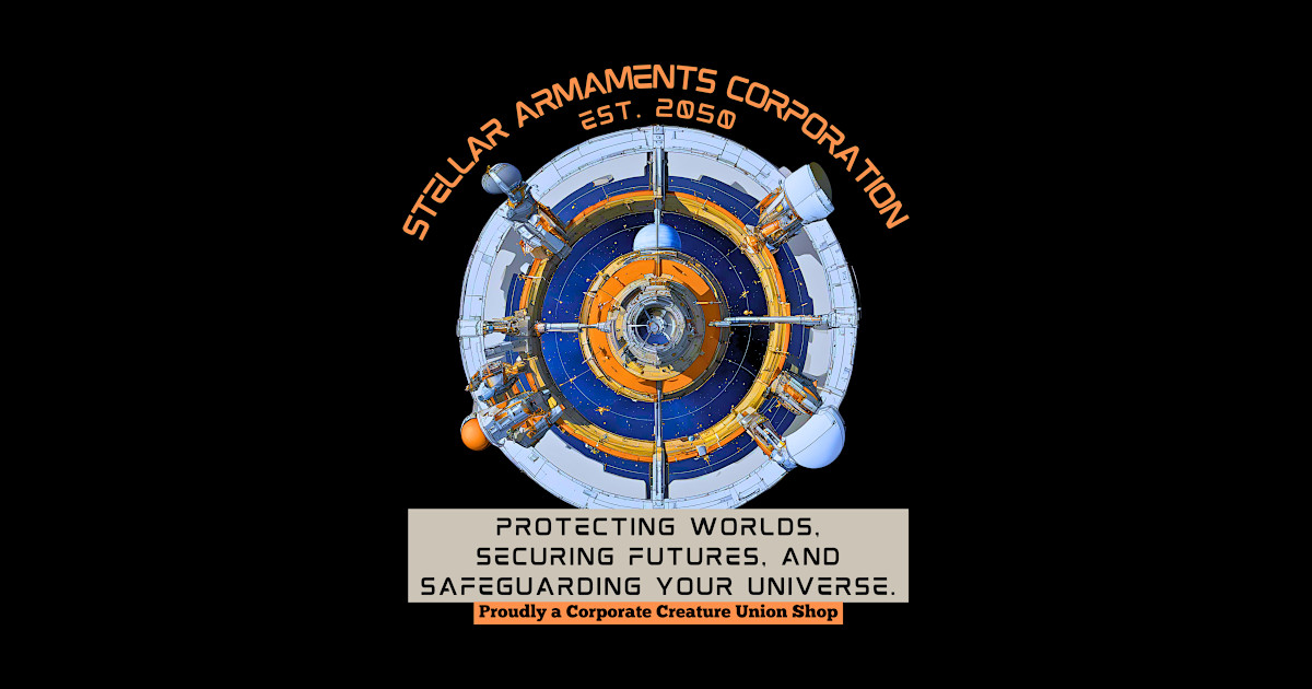 Stellar Armaments Corporation - Space - Sticker | TeePublic