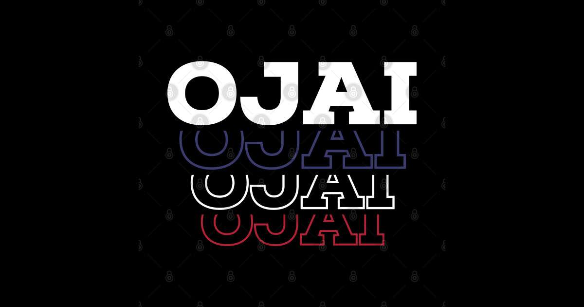 Ojai City USA Retro Vintage - Ojai California - Sticker | TeePublic