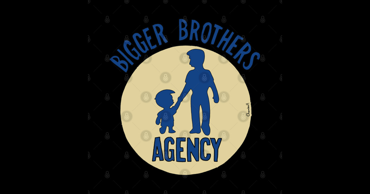 Bigger brothers agency - The Simpsons - Sticker | TeePublic