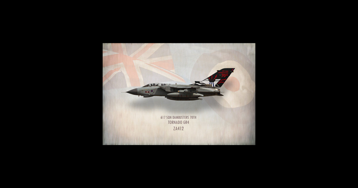 Dambusters Tornado GR4 ZA412 - Tornado - Sticker | TeePublic