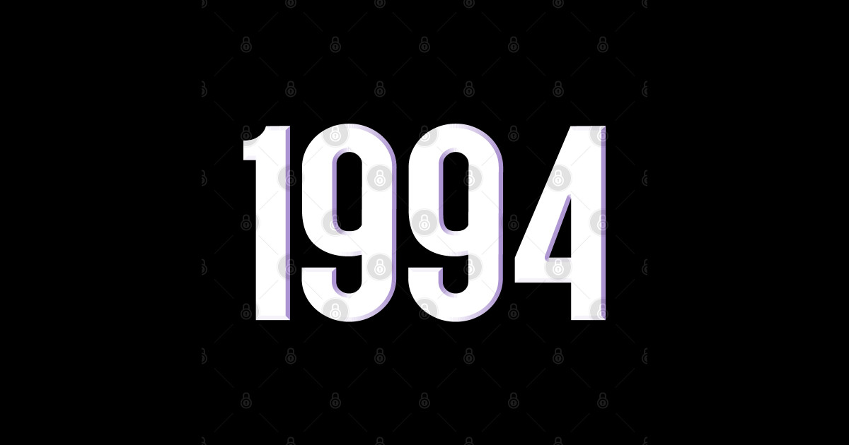 1994 Simple Logo Vintage - 1994 - Sticker | TeePublic