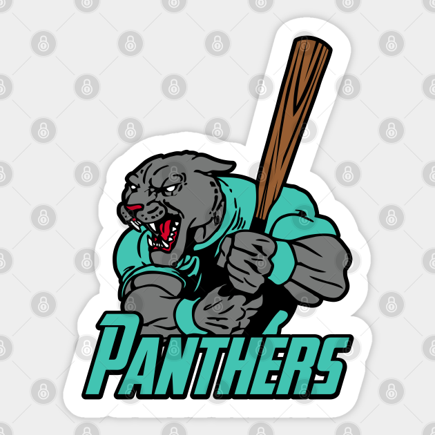 Panthers Baseball Logo - Pathers - Sticker | TeePublic