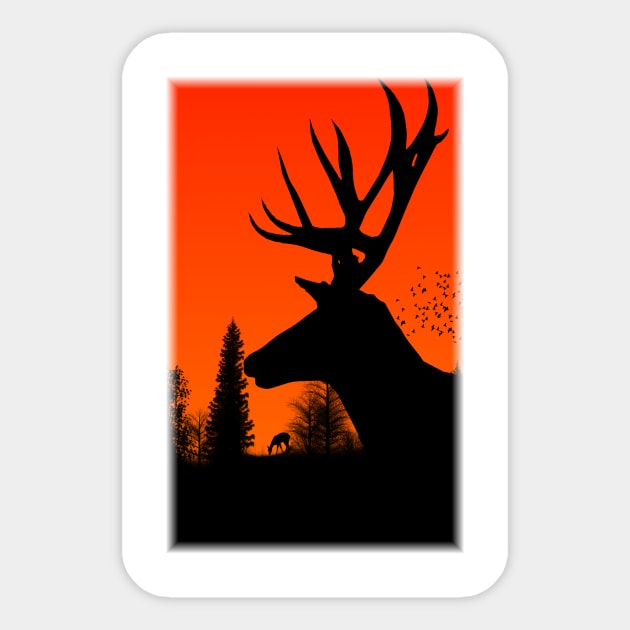 10 Point - Hunting - Sticker | TeePublic