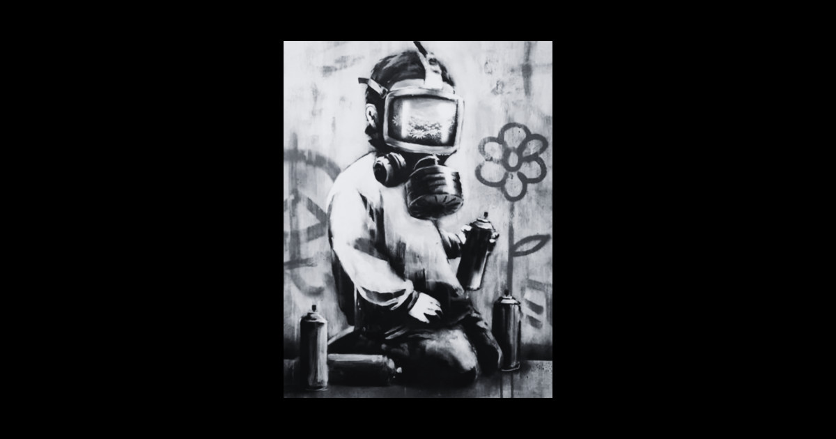 Banksy Bloomin Kids - Banksy Bloomin Kids - Sticker | TeePublic