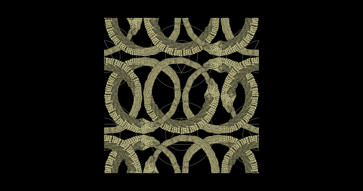 Ouroboros Pattern - Ouroboros - Sticker | TeePublic