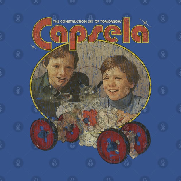 Capsela Construction Set of Tomorrow 1978 - 80s Kid - T-Shirt | TeePublic
