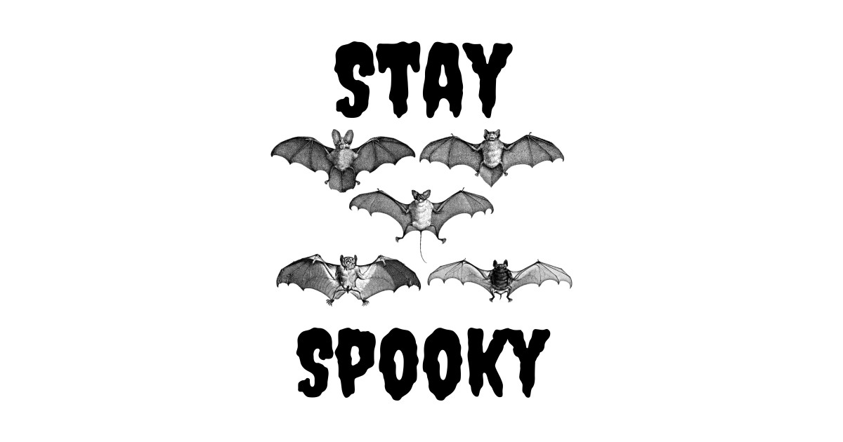 Stay Spooky Cute Bats - Spooky - T-Shirt | TeePublic