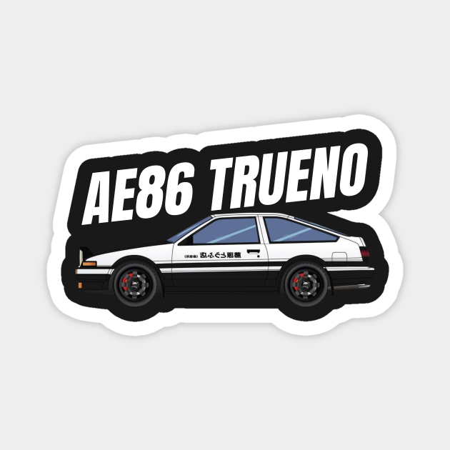 Drifter Ae86 trueno { INITIAL D } - Ae86 - Magnet | TeePublic