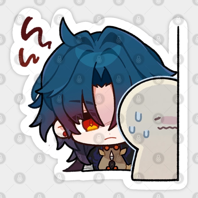 Honkai Star Rail Chibi Blade 3 - Honkai Star Rail - Sticker | TeePublic