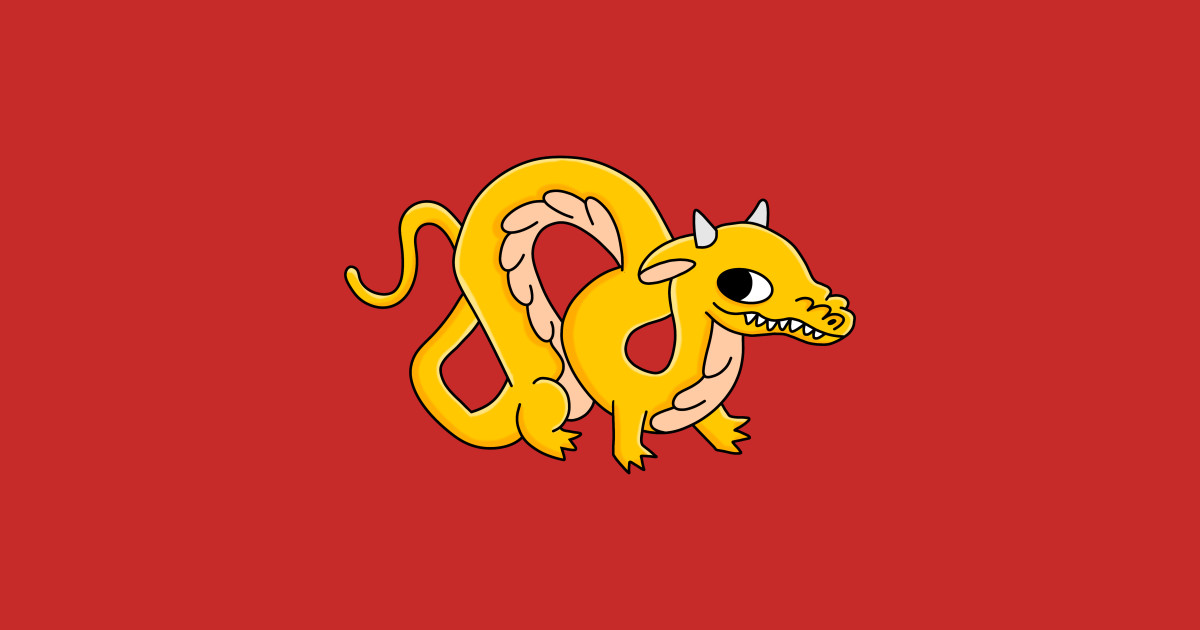 Little Yellow Dragon - Dragon - T-Shirt | TeePublic