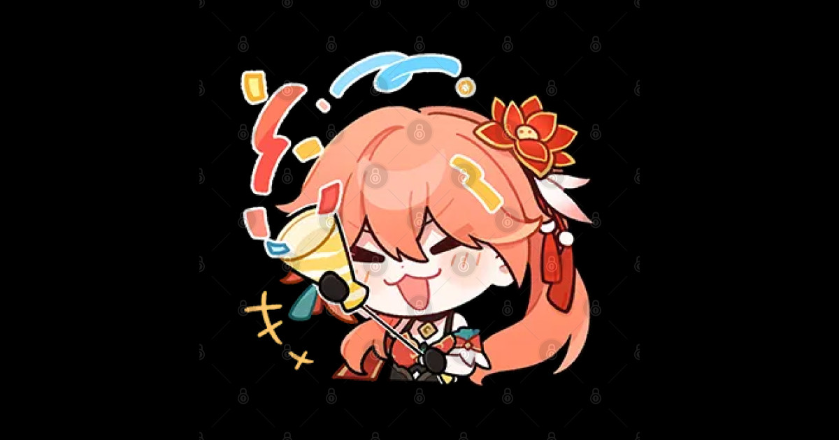 Honkai Star Rail Chibi Guinaifen 2 - Honkai Star Rail - Sticker | TeePublic