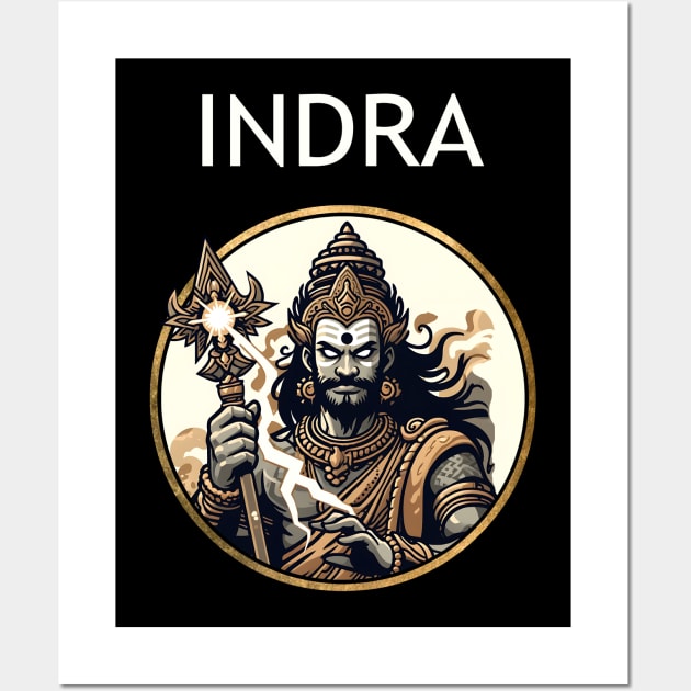 Indra Hindu God and Devas Ancient Indian Mythology - Indra - Posters ...