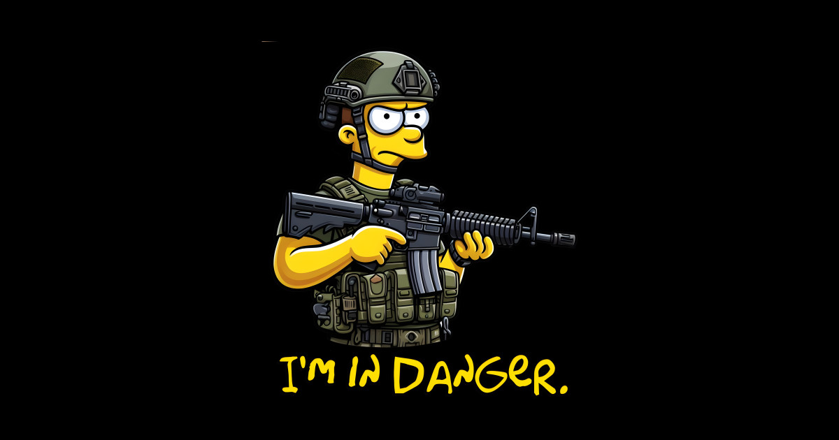 Tactical Yellow People - Simpson - Sticker | TeePublic