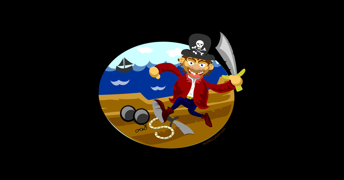 Pirate Arr - Pirate - T-Shirt | TeePublic