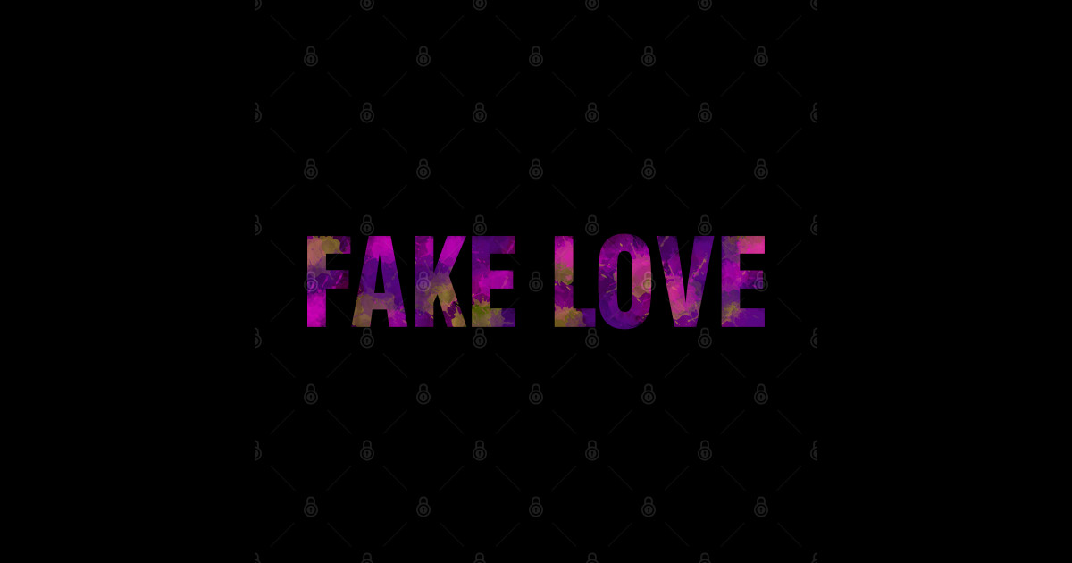 BTS FAKE LOVE - Bts Fake Love - Sticker | TeePublic