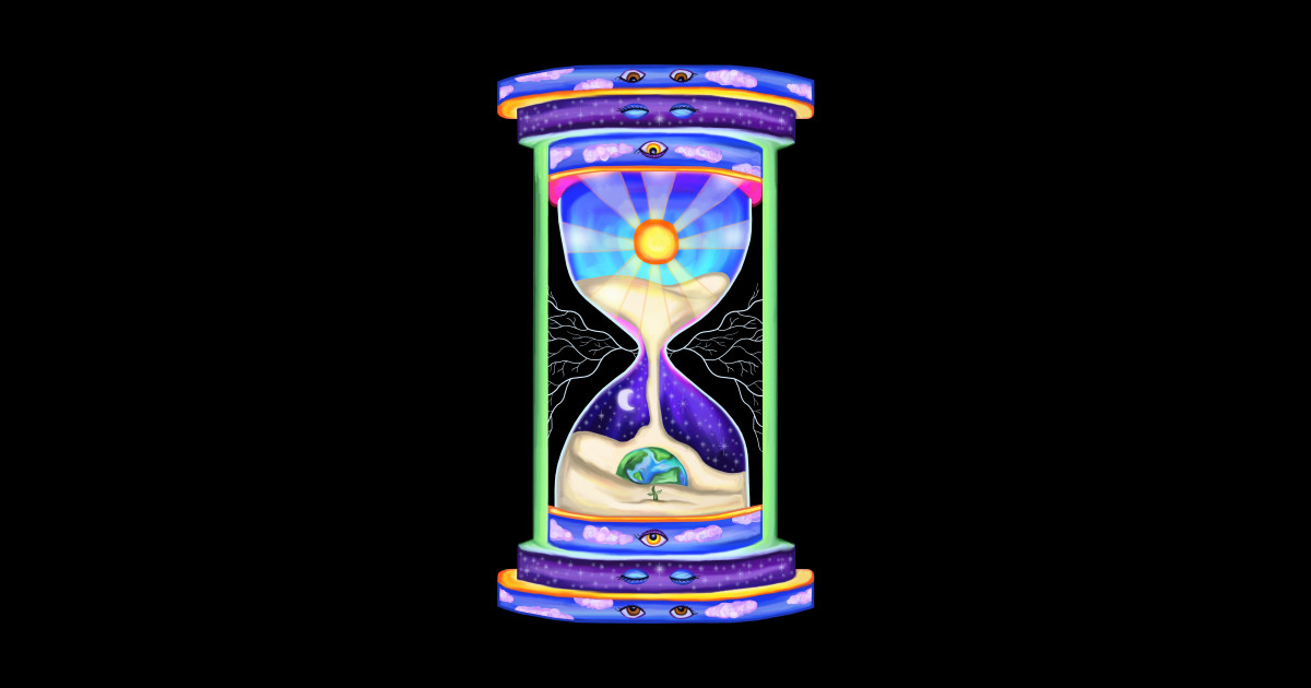 Infinite Hourglass of Eternal Life - Hourglass - Sticker | TeePublic