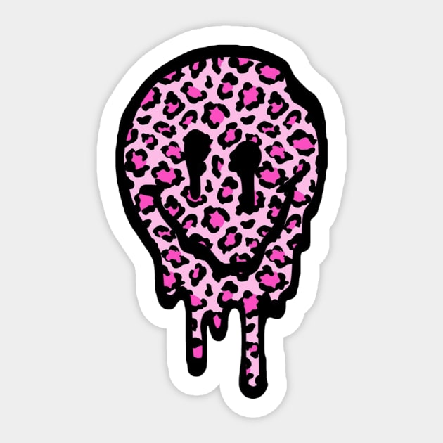 leopard face stickers