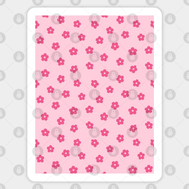 Pink Pastel Y2K Flowers - Y2k - Sticker | TeePublic