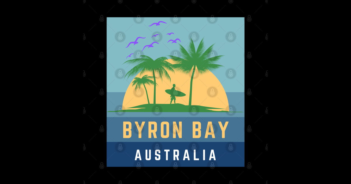 Byron Bay Australia - Byron Bay - Sticker | TeePublic