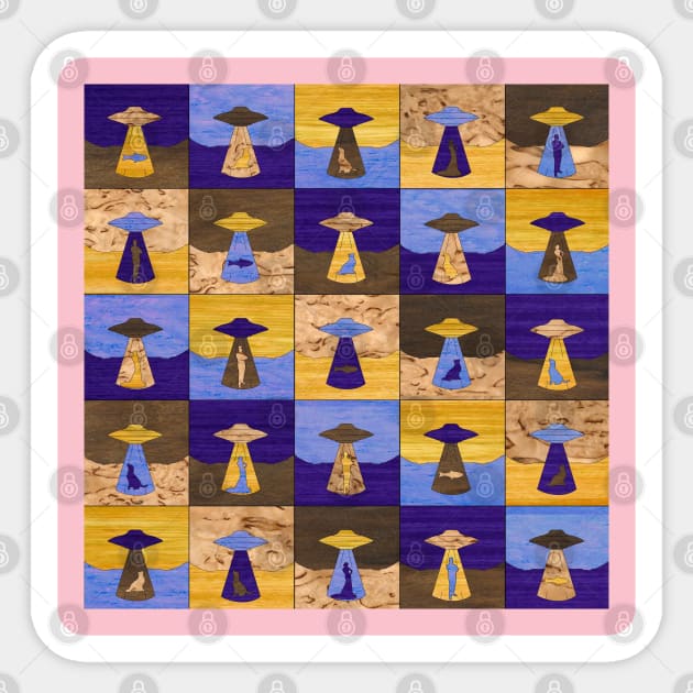 Alien Shopping List - Ufo - Sticker | TeePublic