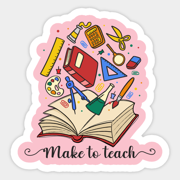 Cute Teacher Appreciation - Teachers Gifts - Sticker | TeePublic