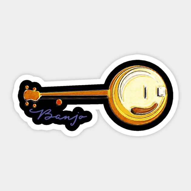 Banjo - Banjo - Sticker | TeePublic