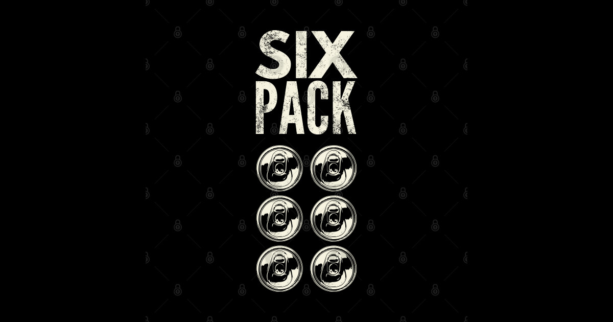 Six pack - Beer Lover Gift - Sticker | TeePublic