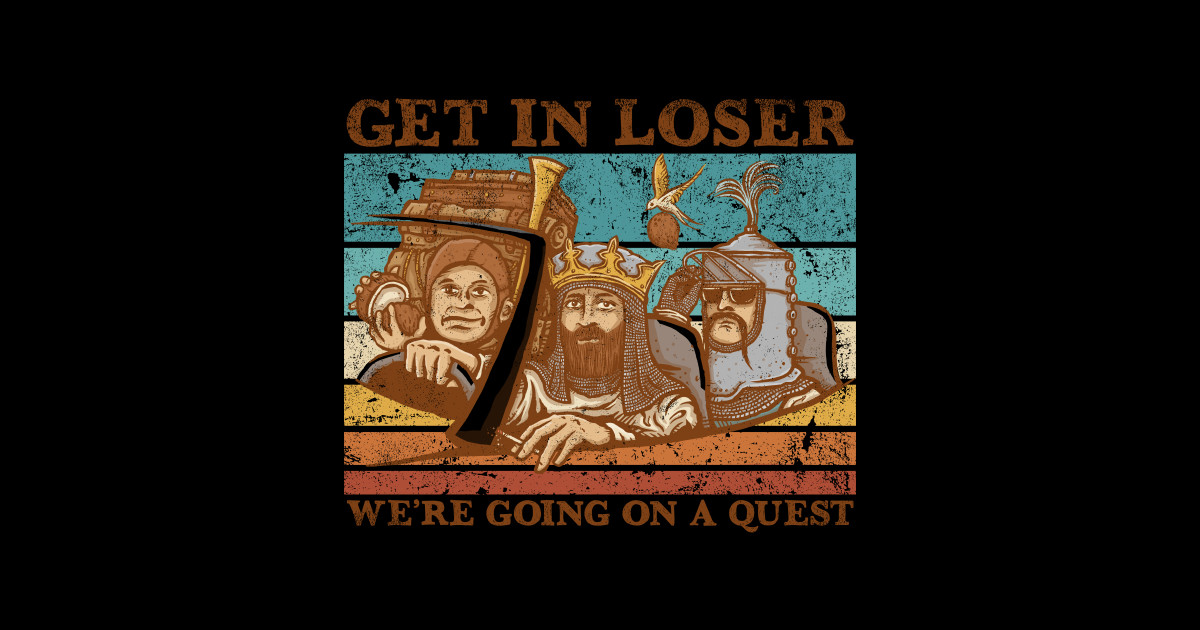 We're Going on a Quest - Monty Python And The Holy Grail - Sticker ...