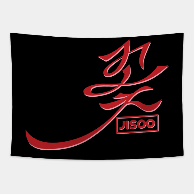 Jisoo Flower Logo Art - Jisoo Flower Logo - Tapestry | TeePublic