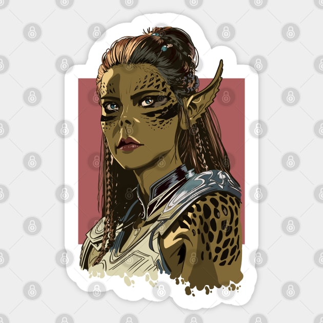 Lae'zel Baldur's Gate - Laezel - Sticker | TeePublic