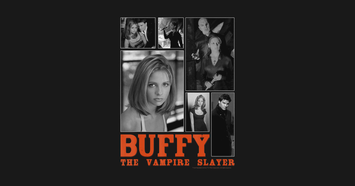 Buffy The Vampire Slayer Angel Portrait - Buffy The Vanpire Slayer - T ...