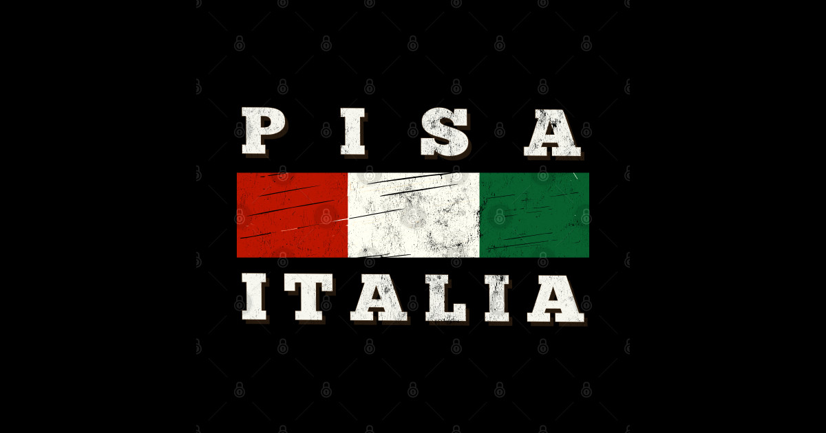 Pisa --- Italia Design - Pisa - Sticker | TeePublic