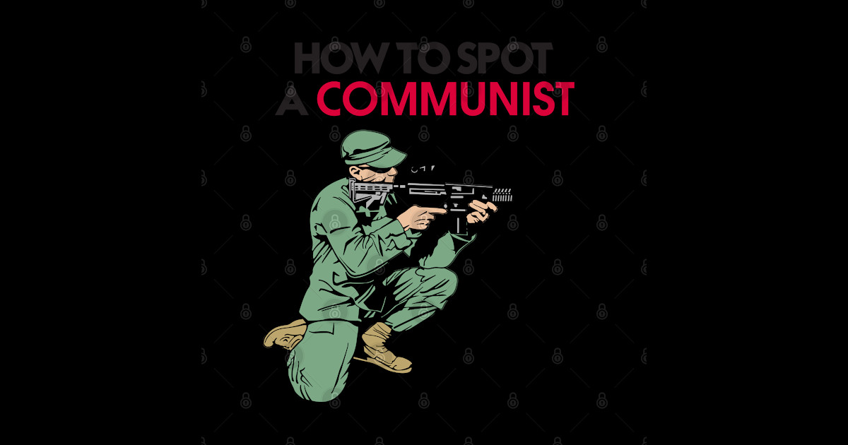 How To Spot A Communist - How To Spot A Communist - Sticker | TeePublic