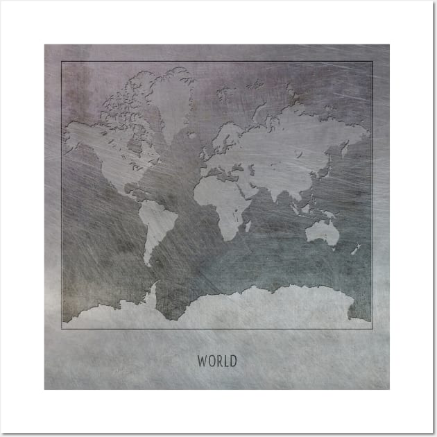 World map - World Map - Posters and Art Prints | TeePublic