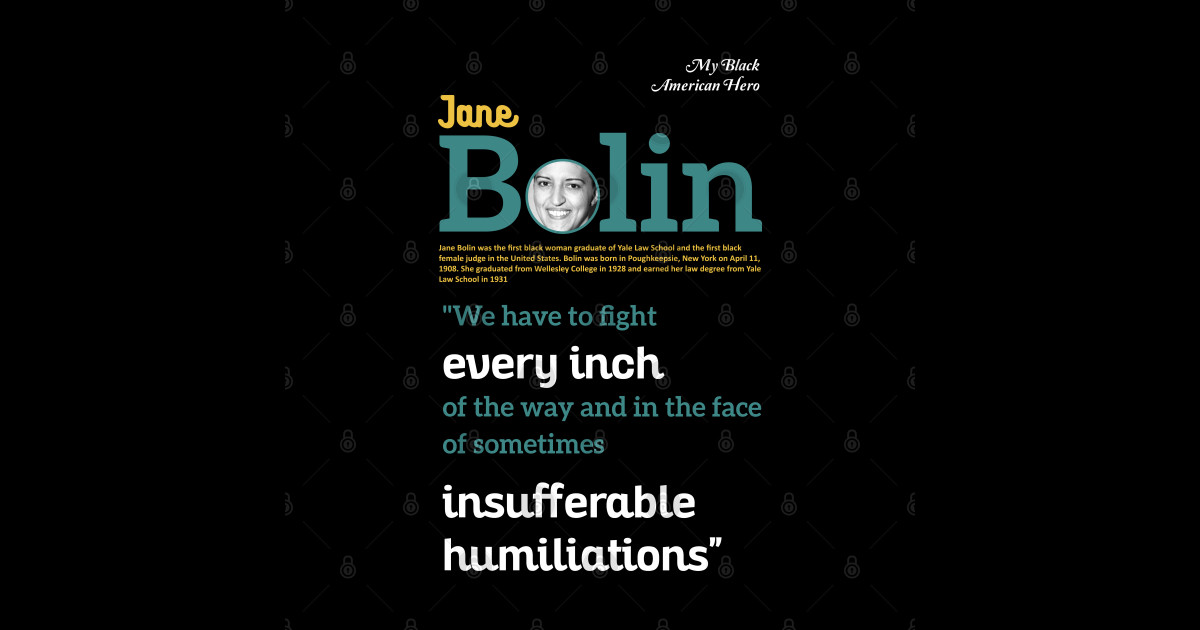Jane Bolin Quotes - Jane Bolin Quotes - T-Shirt | TeePublic
