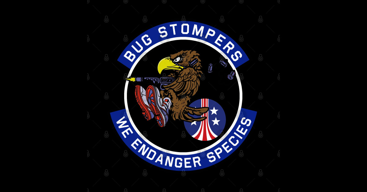 Bug Stomper Patch - Aliens - Sticker | TeePublic