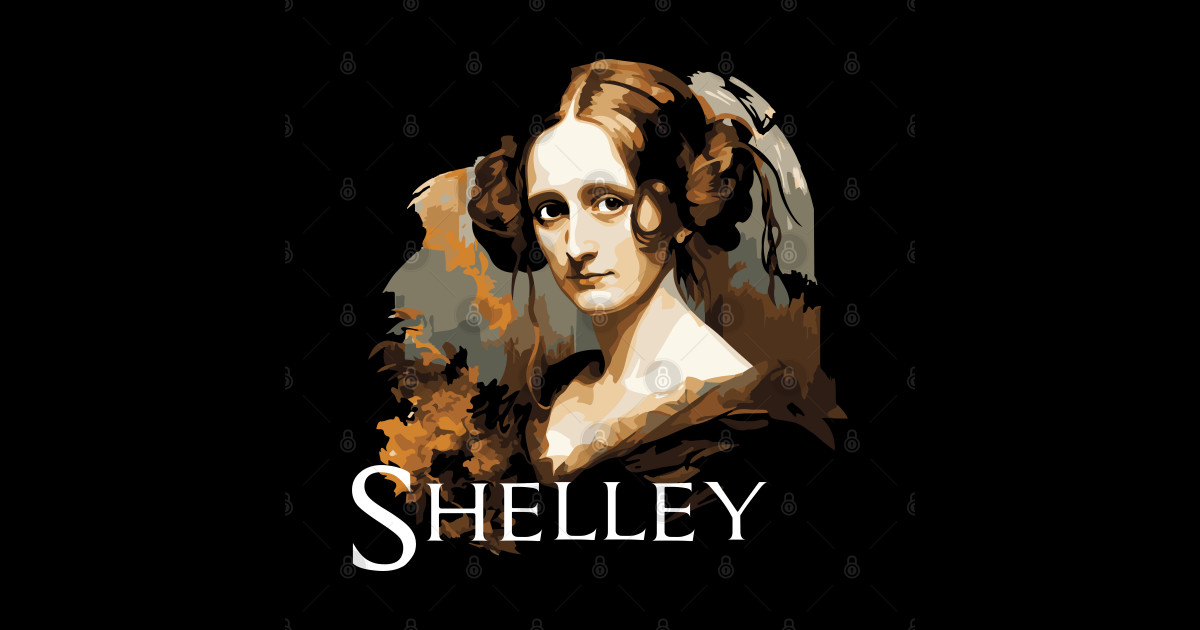 Mary Shelley (dark) - Mary Shelley - Sticker | TeePublic