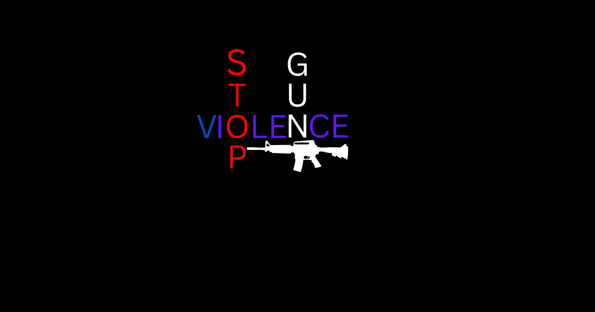 Stop Gun Violence - Gun Violence Awareness - Sticker | TeePublic
