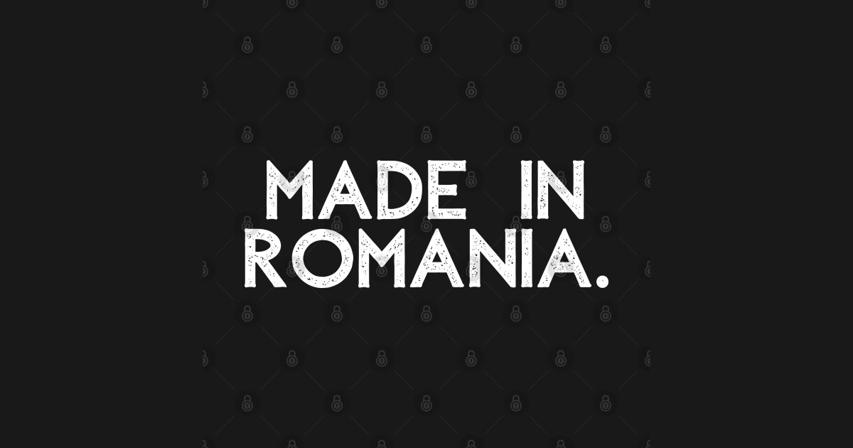 Made in Romania - Romania - T-Shirt | TeePublic