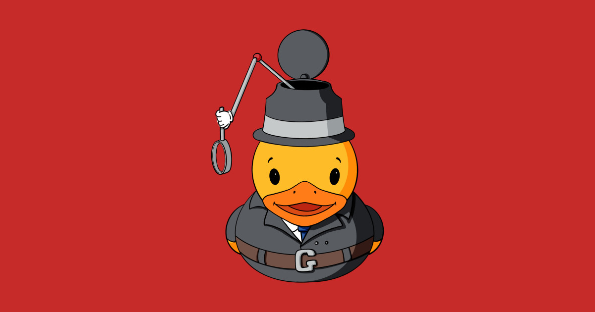 Inspector Gadget Rubber Duck - Inspector Gadget - T-Shirt | TeePublic