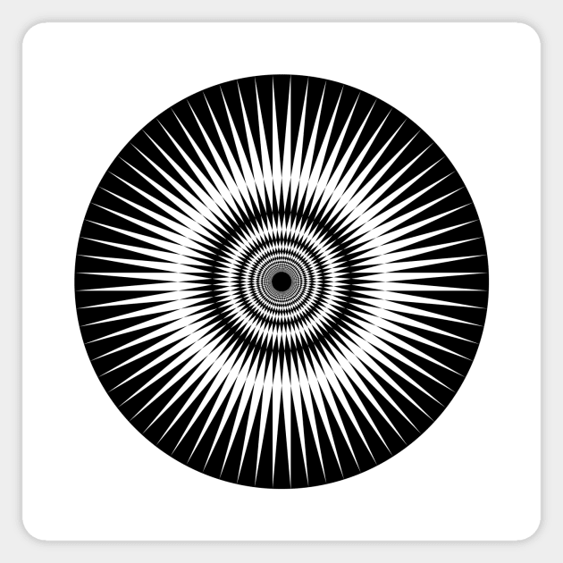 Mod Op Art - Op Art - Sticker | TeePublic