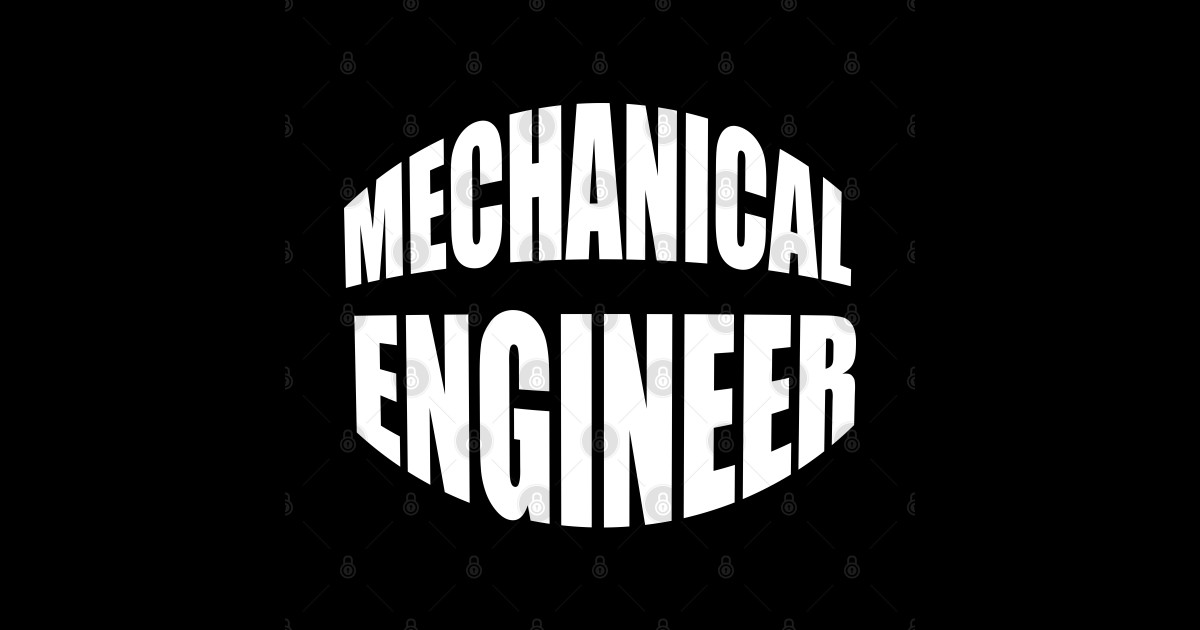 Mechanical engineer Typography - Mechanical Engineer - Sticker | TeePublic