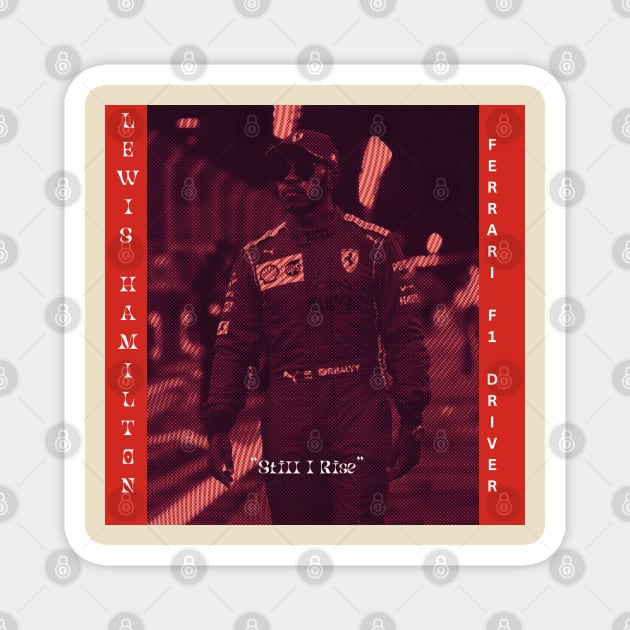 FORMULA ONE Lewis Hamilton - Formula 1 - Magnet | TeePublic